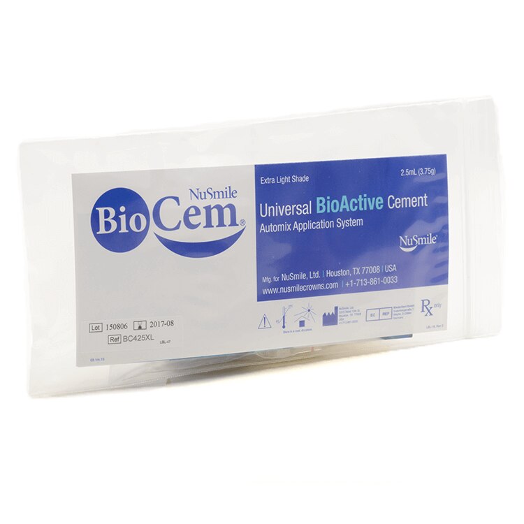 NuSmile BioCem Kit - 2.5 ml Extra Light Shade